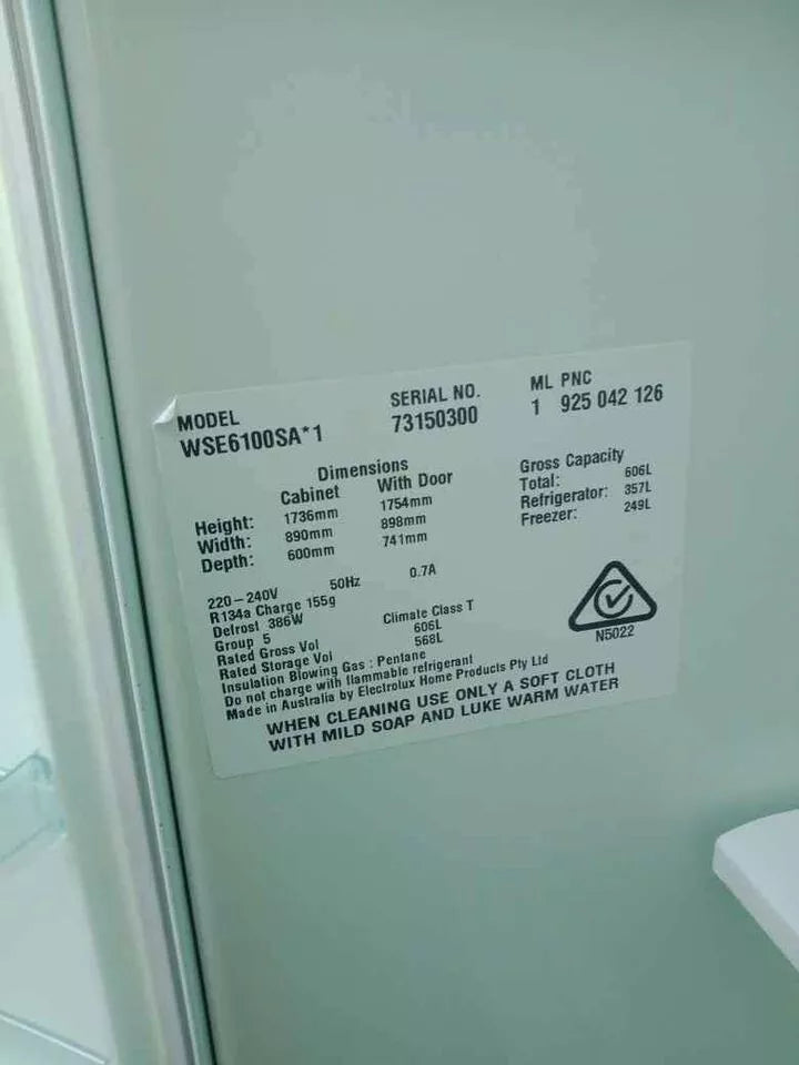 Westinghouse WSE6100SA*1 Fridge Freezer Parts – FridgeParts.com