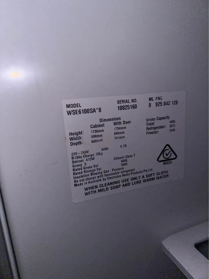 Westinghouse WSE6100SA*8 Fridge Freezer Parts – FridgeParts.com